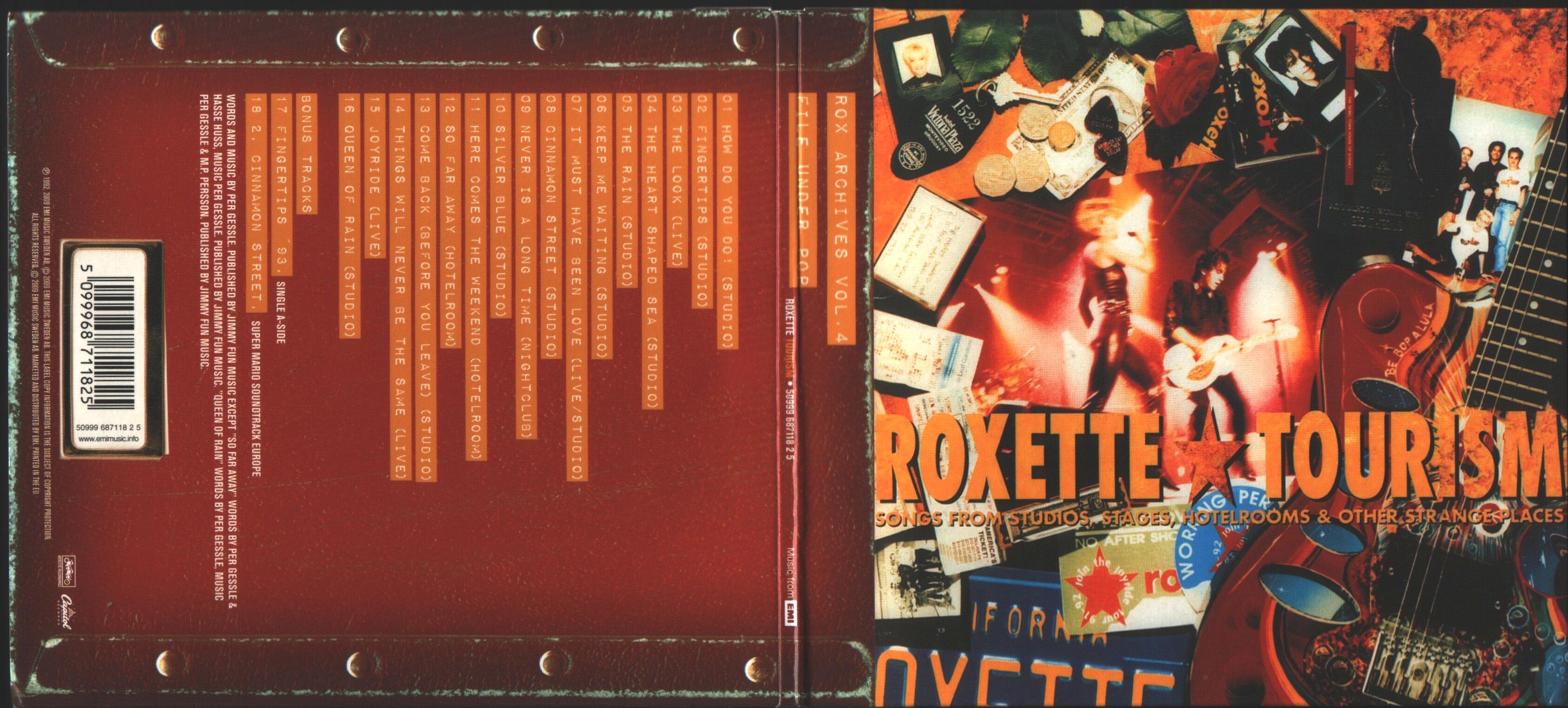 Roxette Tourism : Front+ak eu | CD Covers | Cover Century | Over 1.000. ...